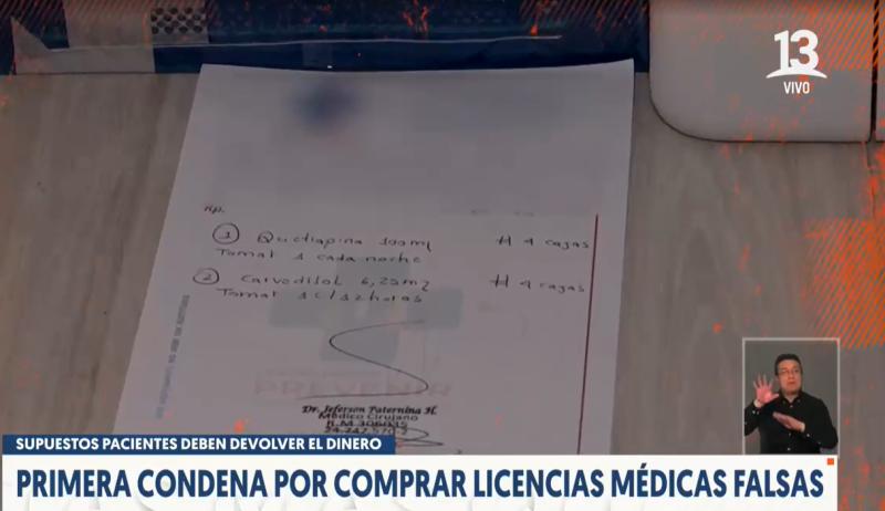 Licencias médicas falsas: Piden expulsar del país a tres médicos por fraude